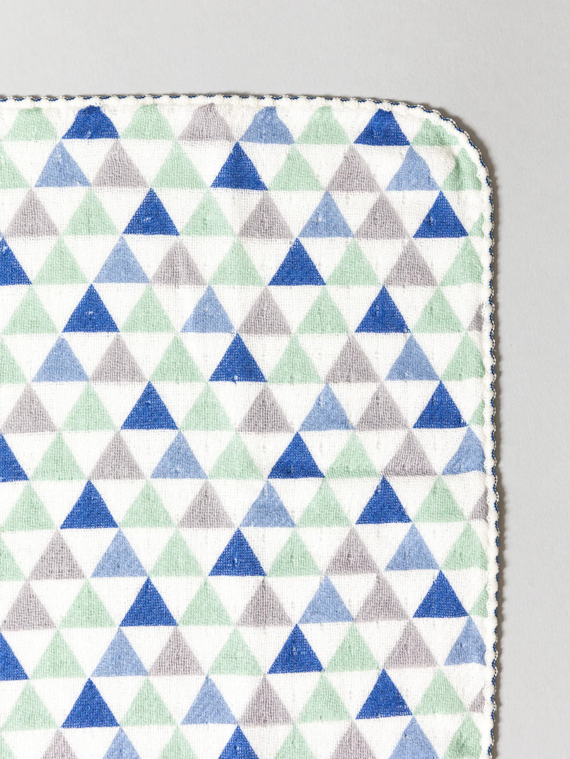 Haikara Little Handkerchief TRIANGLE BLUE – STUDIO DEN